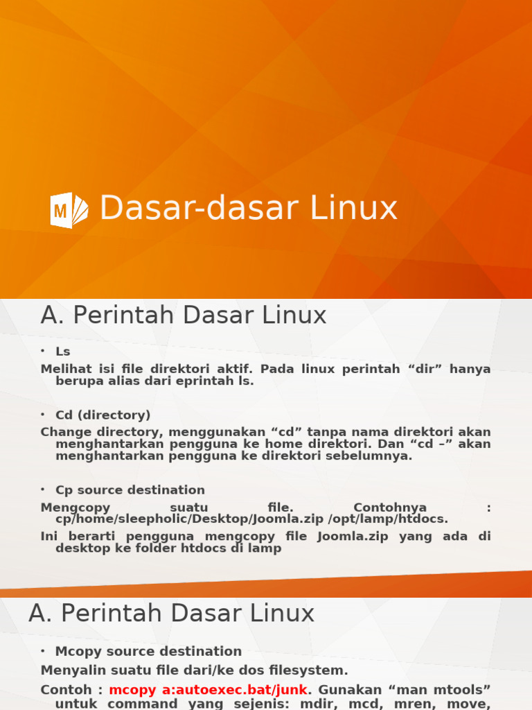 Dasar Dasar Linux | PDF