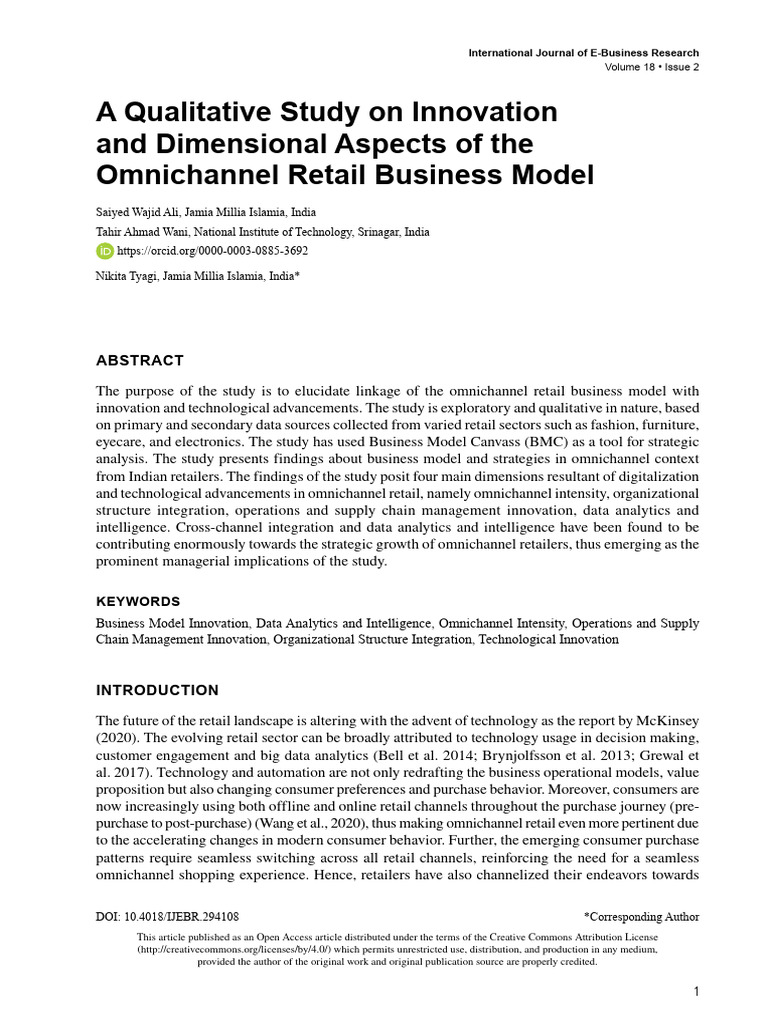 Omnichannel Retail: Innovation Insights | PDF | Retail | Customer ...