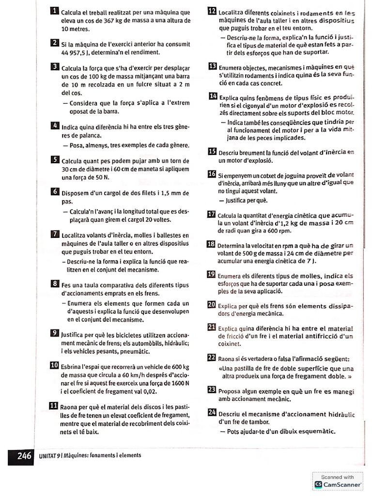 Activitats Elements Auxiliars - Acumulad | PDF