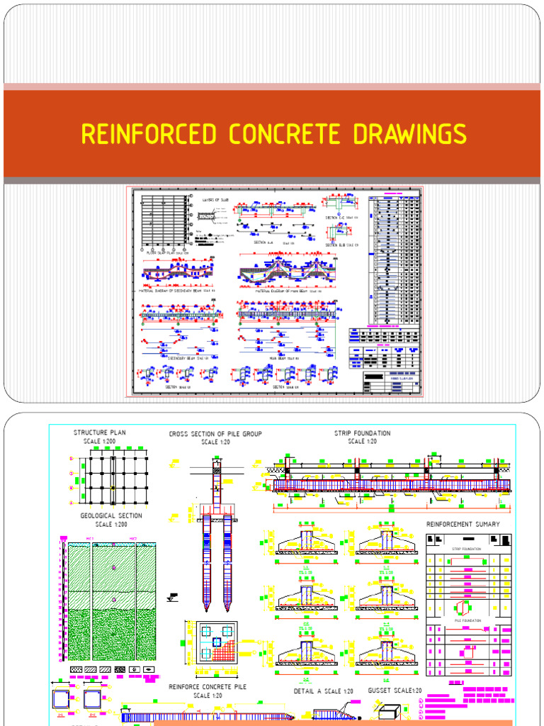 Day 11+12-Student-Concrete Structure Drawings | PDF | Reinforced ...