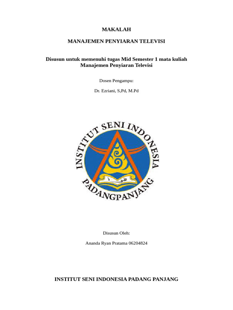 New Makalah Manajemen Ananda Ryan Pratama | PDF