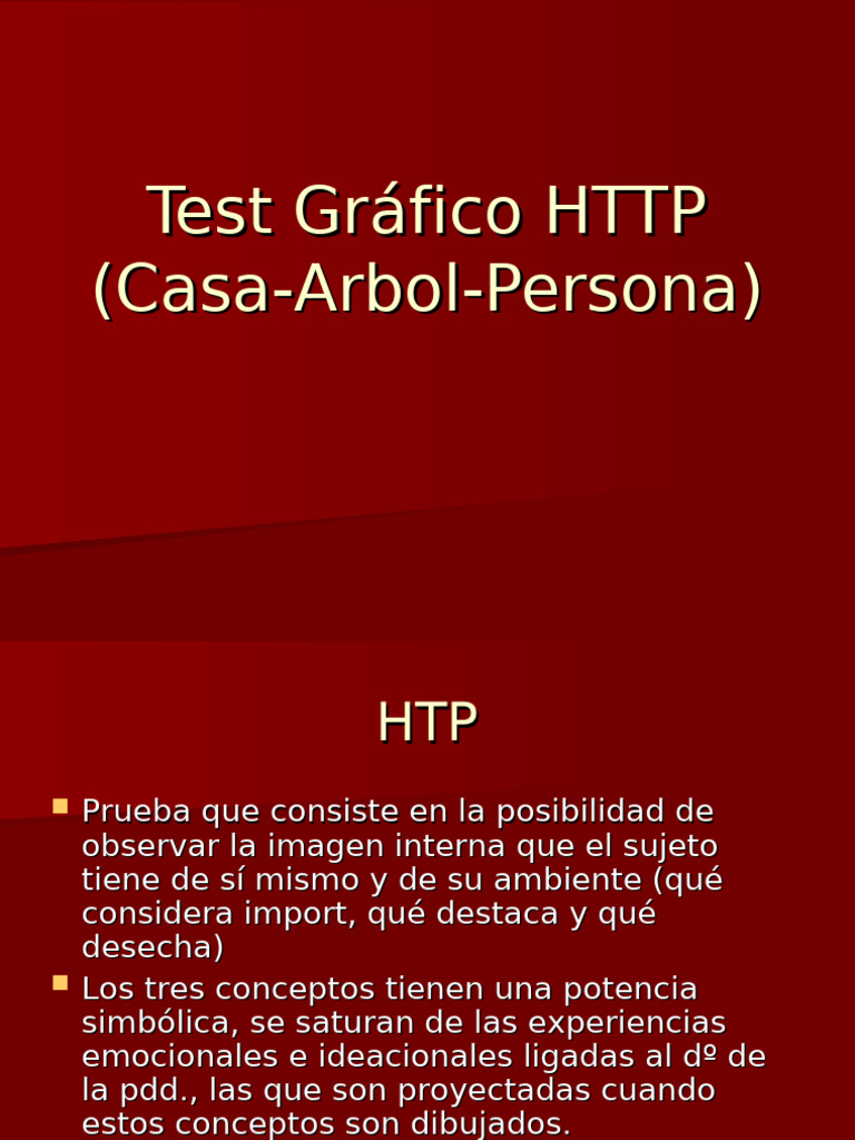 Test Grafico HTTP Casa-Arbol-persona | PDF | Sicología | Conceptos ...