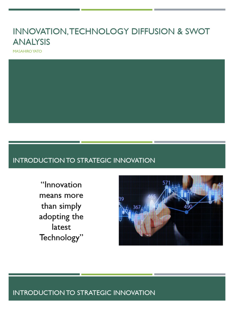 Innovation Technology Diffusion SWOT Analysis | PDF | Swot Analysis ...