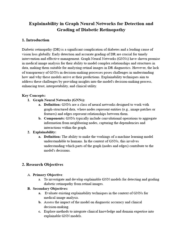 Explainability In Graph Neural Networks For Detection And Grading Of