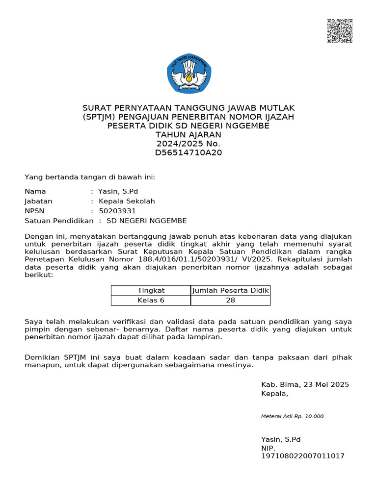 SPTJM KELULUSAN 2 | PDF