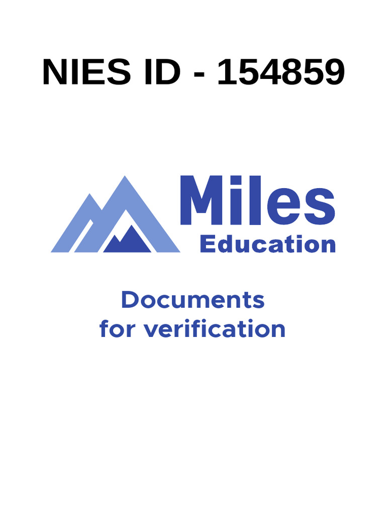 Miles Easy Identifier Sticker | PDF