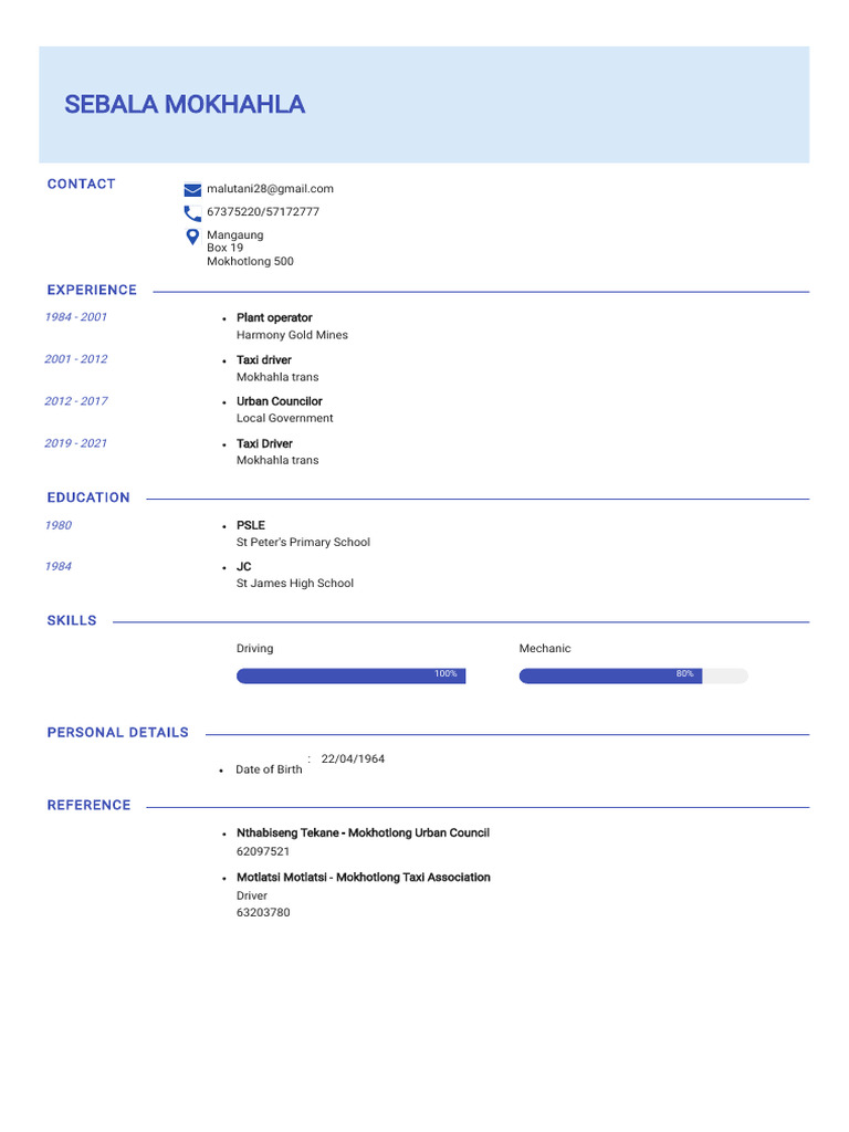 Mokhahla Sebala | PDF