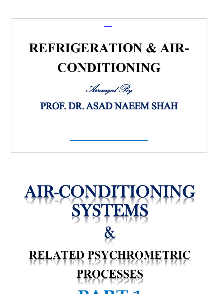 RAC-Week 14 | PDF | Air Conditioning | Humidity