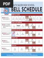 BHS 2024-2025 Bell Schedule FINAL | PDF