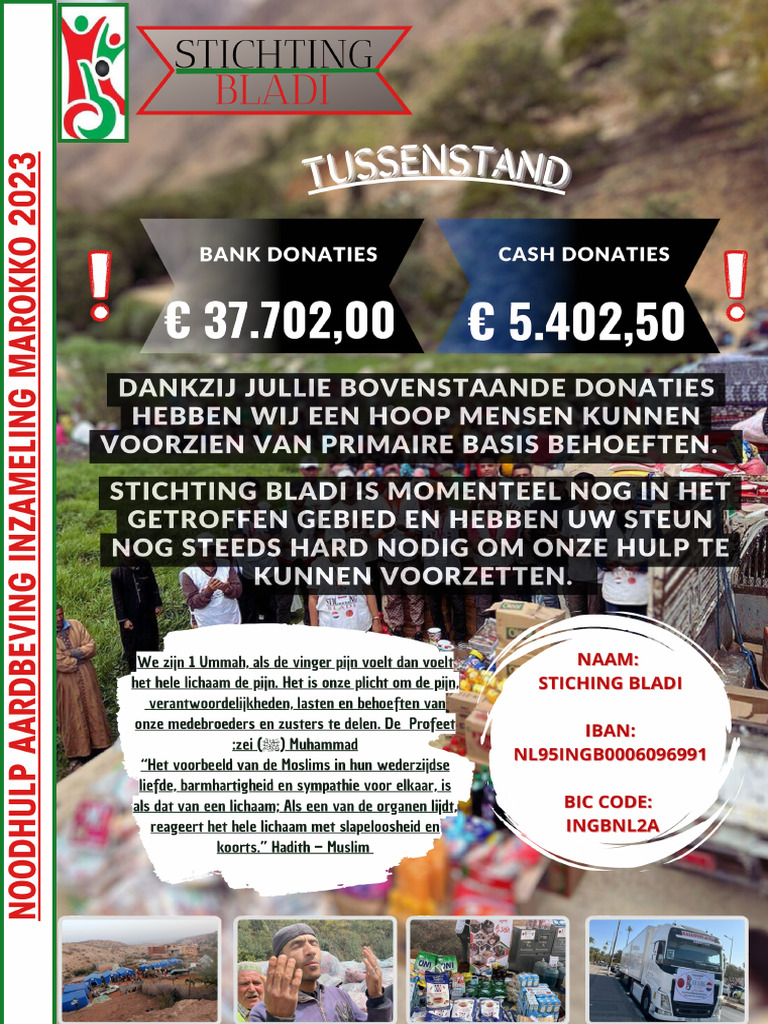 Tussenstand Stichting Bladi Flyer | PDF