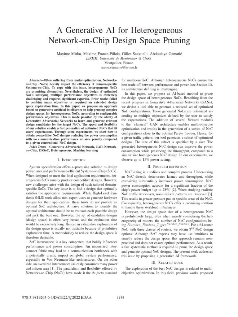 A_Generative_AI_for_Heterogeneous_Network-on-Chip_Design_Space_Pruning | PDF | System On A Chip ...