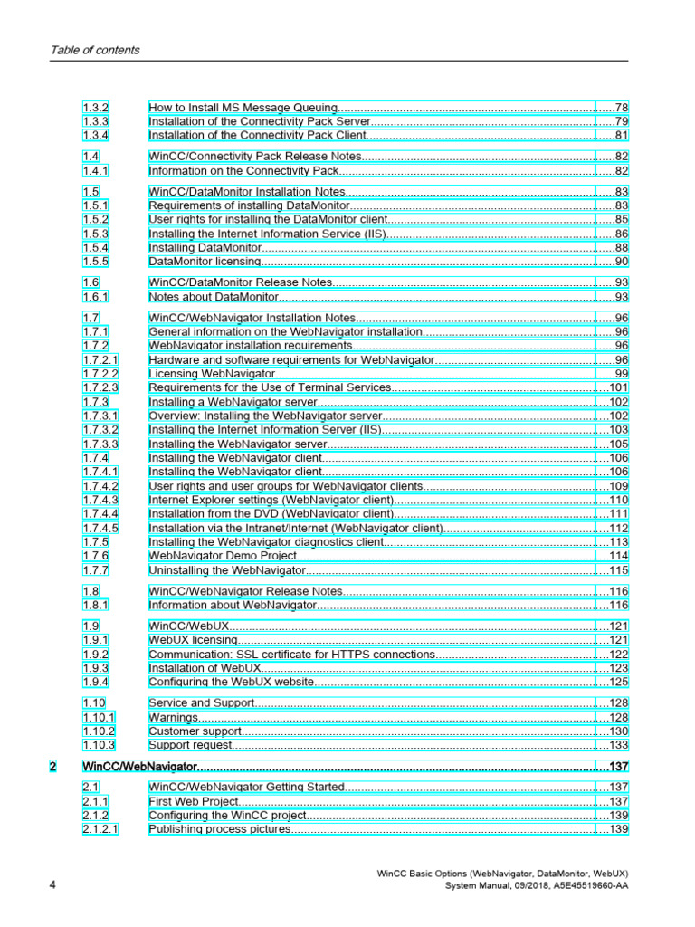 WinCC7.5 BasicOptions - PDF Page 4 | PDF | Internet Information Services | Server (Computing)