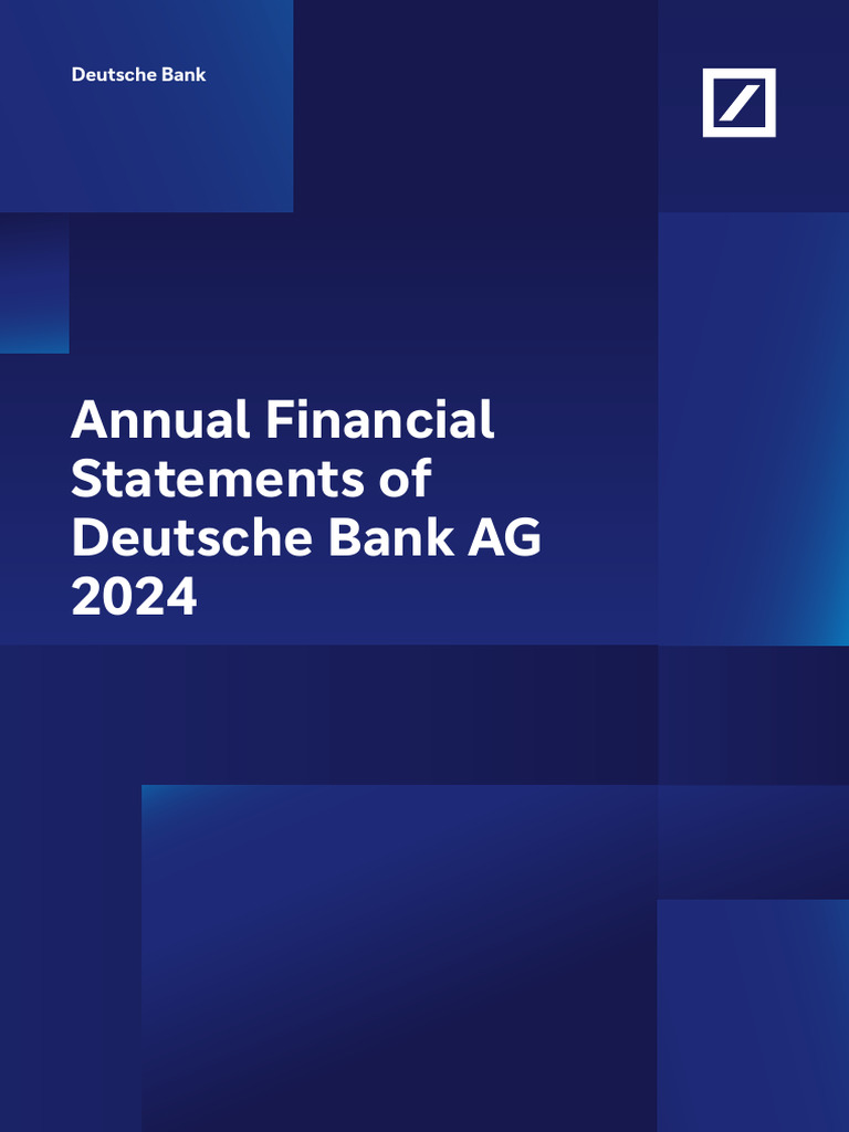 Annual Financial Statements of Deutsche Bank AG 2024 | PDF | Valuation ...