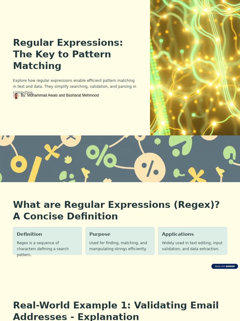 Regular Expressions Updated | PDF