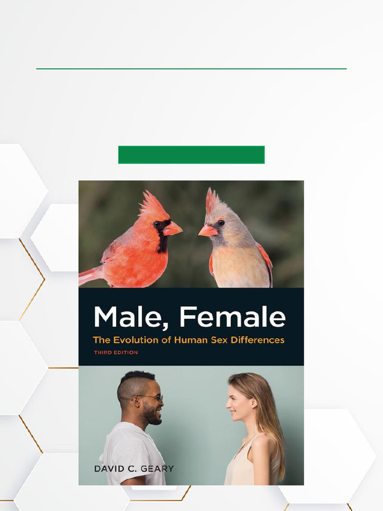 Male, Female The Evolution of Human Sex Differences - 3rd Edition ...
