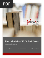 13.2.7 Packet Tracer - Configure A Basic WLAN On The WLC | PDF | Wireless Lan | Mobile Technology