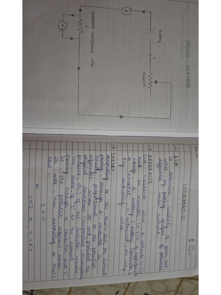 Physics Experiment 1 | PDF