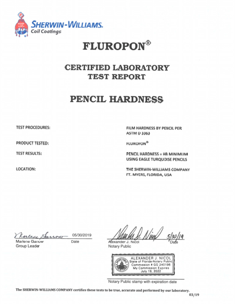 Pencil Hardness ASTM D 3363 | PDF