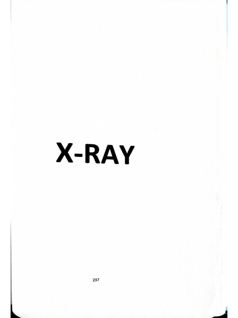 Med Rec - X Ray | PDF
