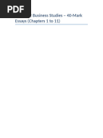 Grade 12 Business Studies Essay Guide | PDF