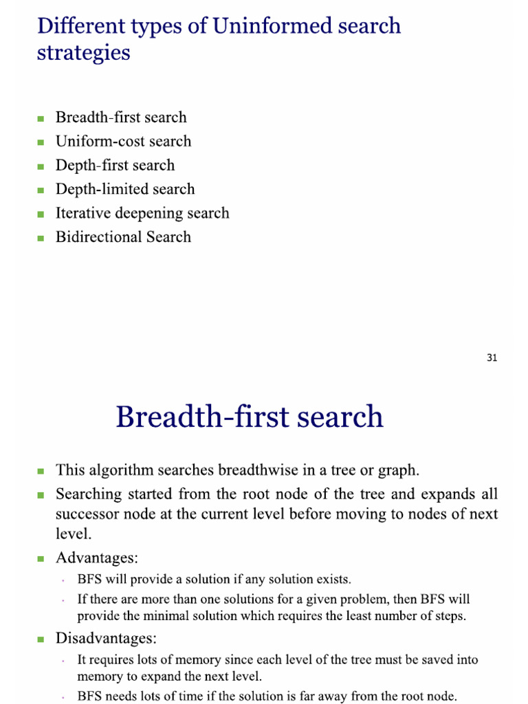 Uninformed search | PDF