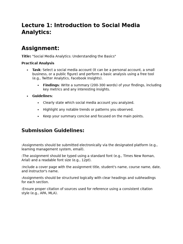 Introduction To Social Media Analytics | PDF