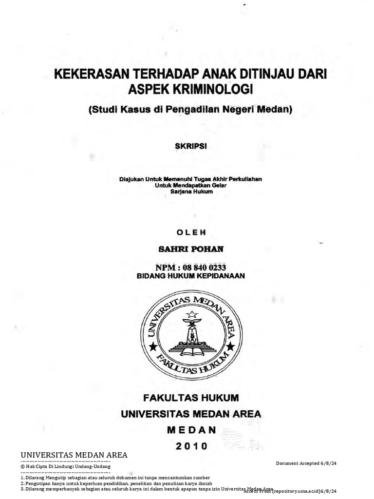 Sahri Pohan - Fulltext | PDF