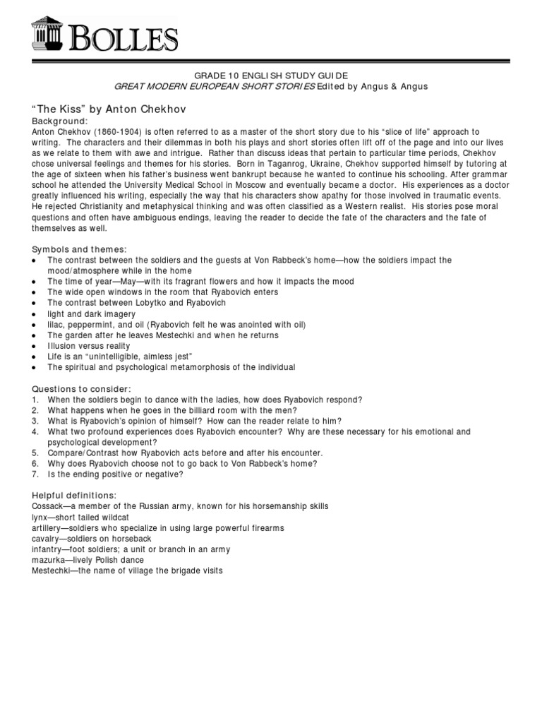 2011-12 GR 10 Eng - Great Modern European Short Stories | PDF ...