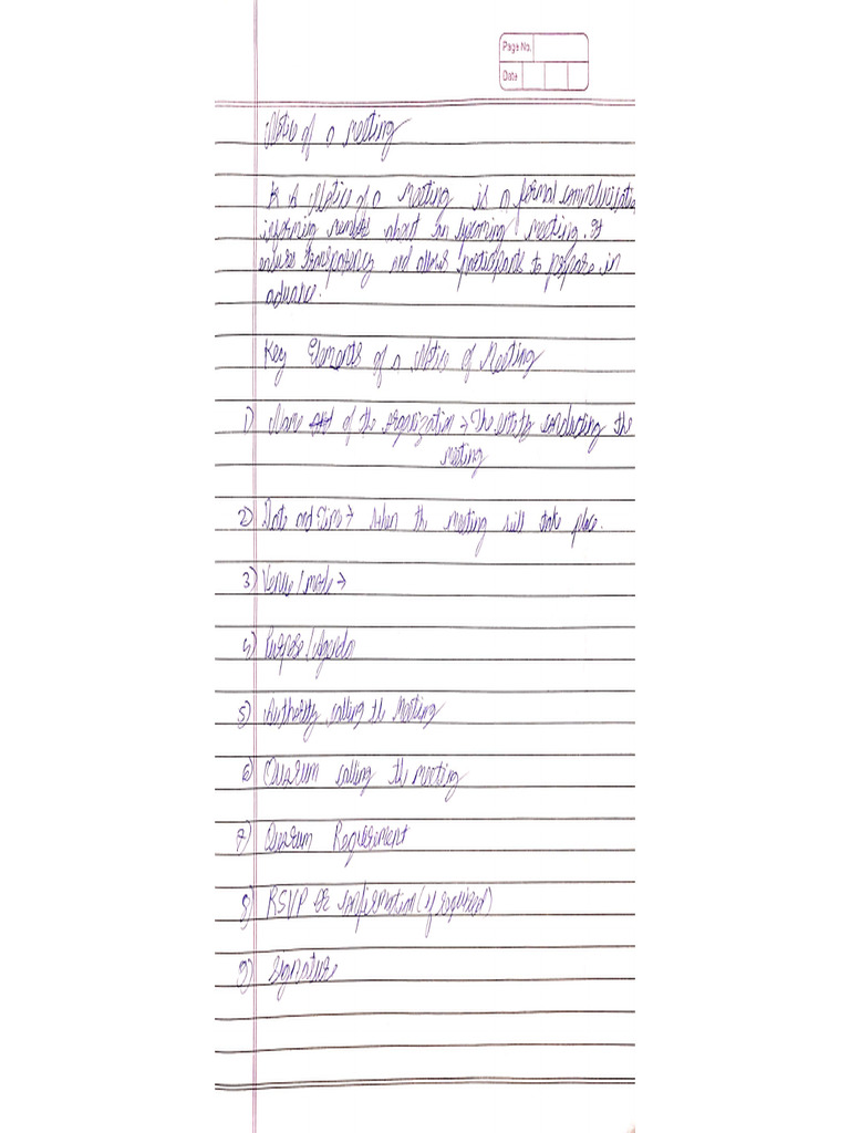 How To Write Note | PDF