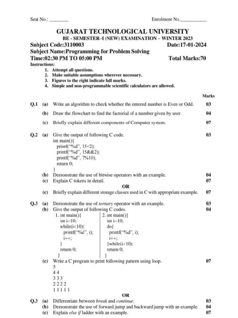 Pps Pyq Papers | PDF