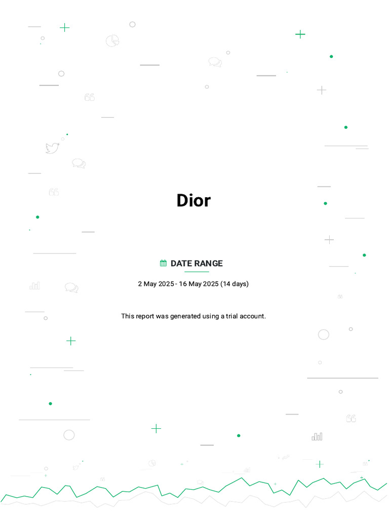 Dior 2025 05 02 2025 05 16 | PDF | Social Media | Popular Culture & Media Studies