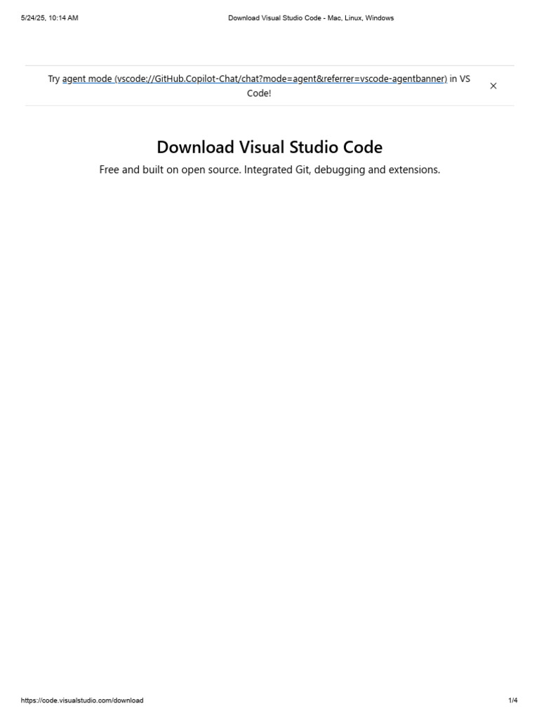 Visual Studio Code - Mac, Linux, Windows | PDF