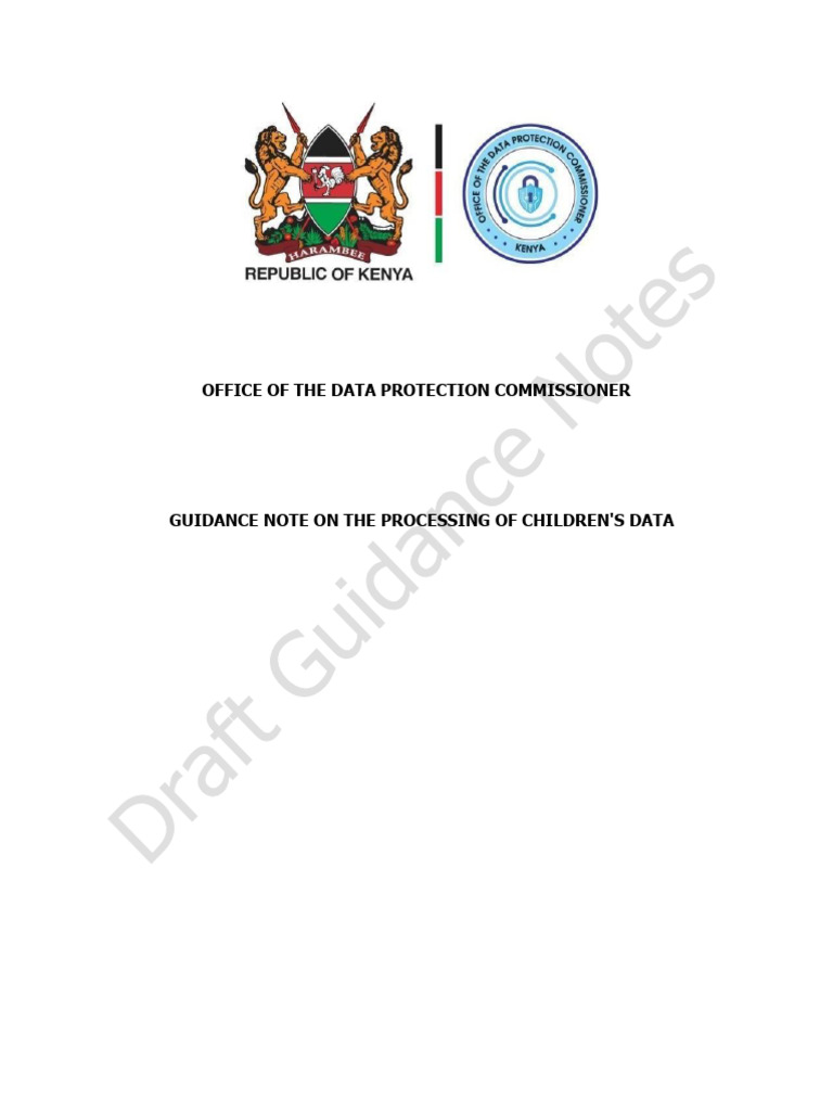 Children's Data Protection Guidance | PDF | Privacy | Computer Security