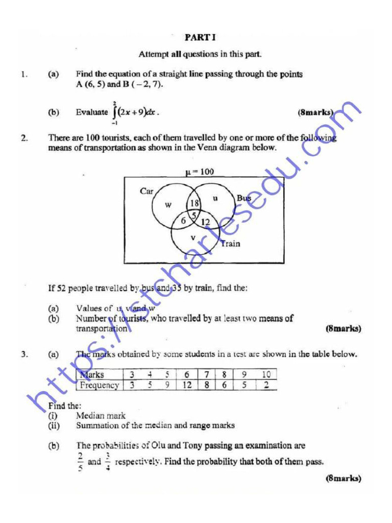 Formated Math Questions | PDF