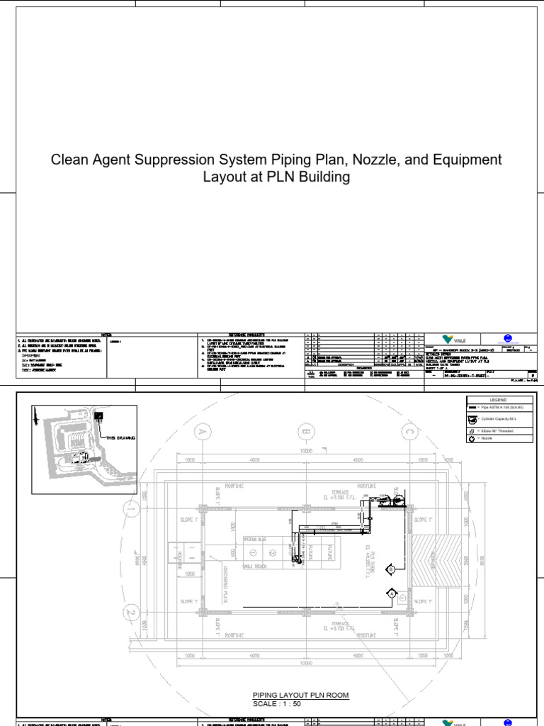 DF-DG-3310BA-T-52801 - RB - Clean Agent Suppression System Piping Plan ...