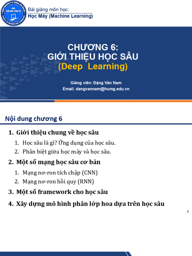 Chuong6 - Deep Learning | PDF