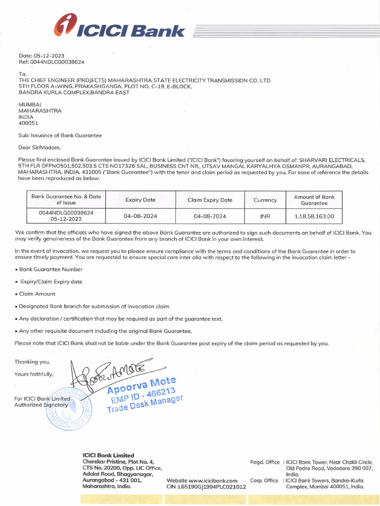 EMD BG Dapcheri | PDF