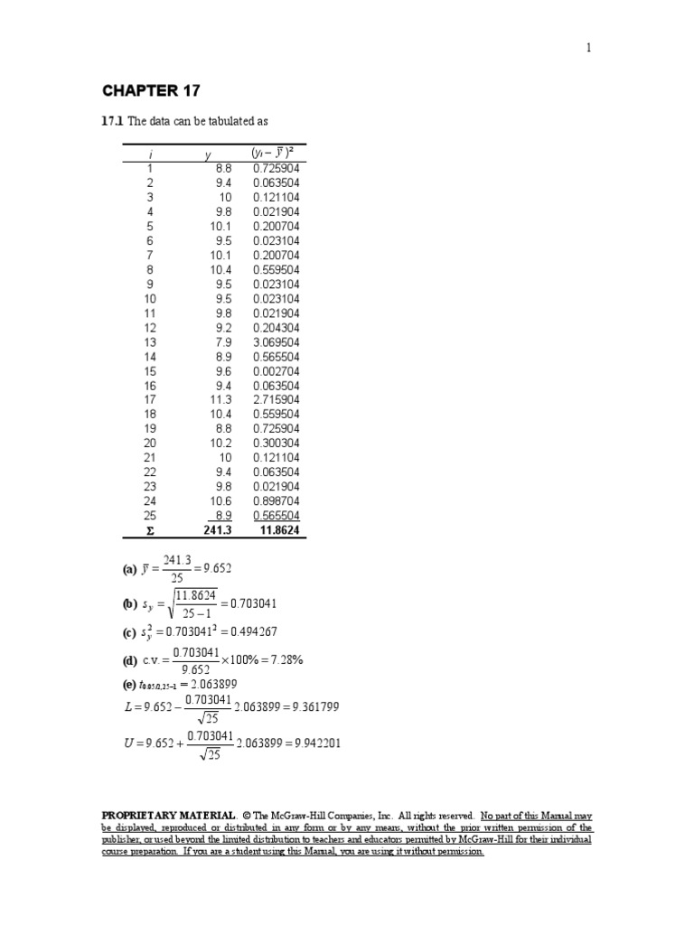 Numerical Method For Engineers-Chapter 17 | PDF | Errors And Residuals ...