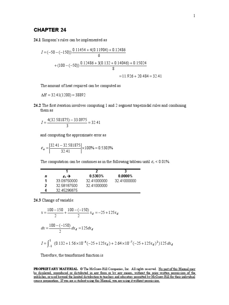 Numerical Method For Engineers Chapter 24 Pdf Finite Difference