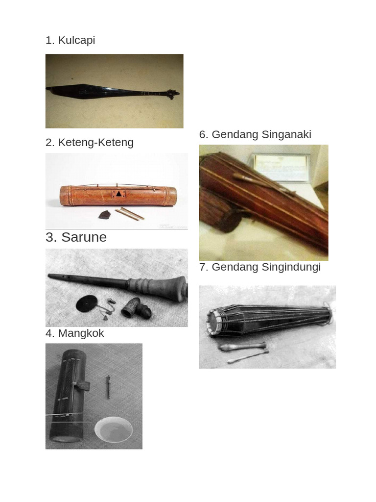 1alat Musik Karo | PDF