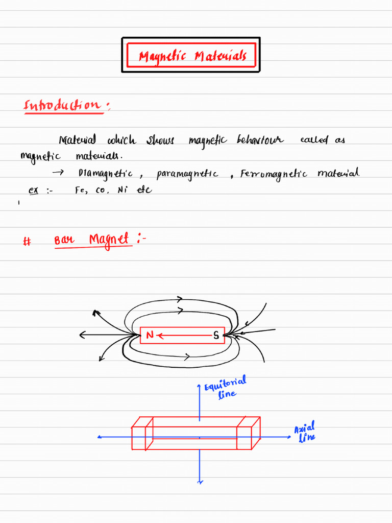 11.magnetic Materials | PDF