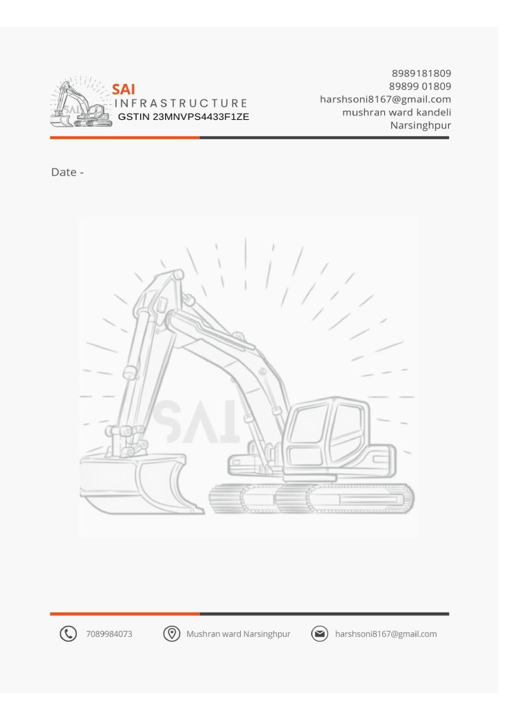 Sai Infrastructure Letterhead | PDF