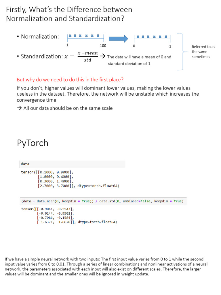 Normalization Techniques | PDF | Standard Deviation | Statistical Analysis