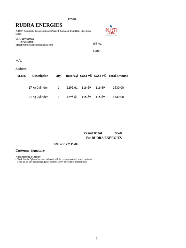 Rudra Energies | PDF