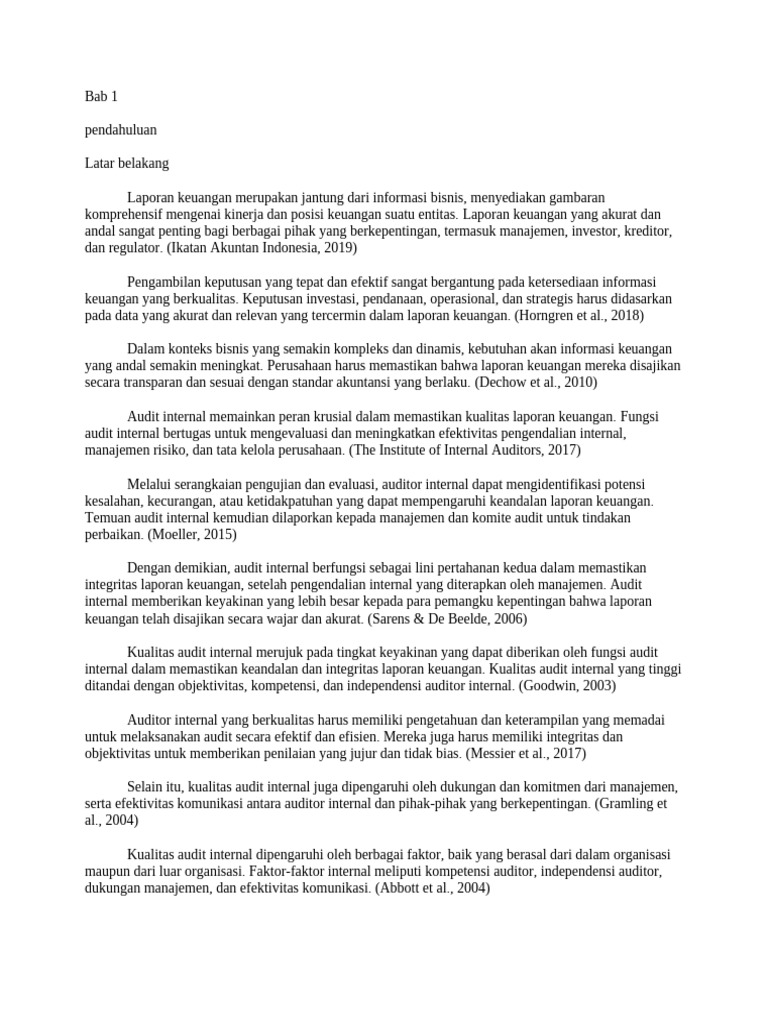 Bab - 1 (1) INAY | PDF