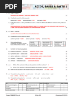 Chemsheets GCSE 1135 (Acids, Bases and Salts 1) | PDF | Hydroxide | Acid