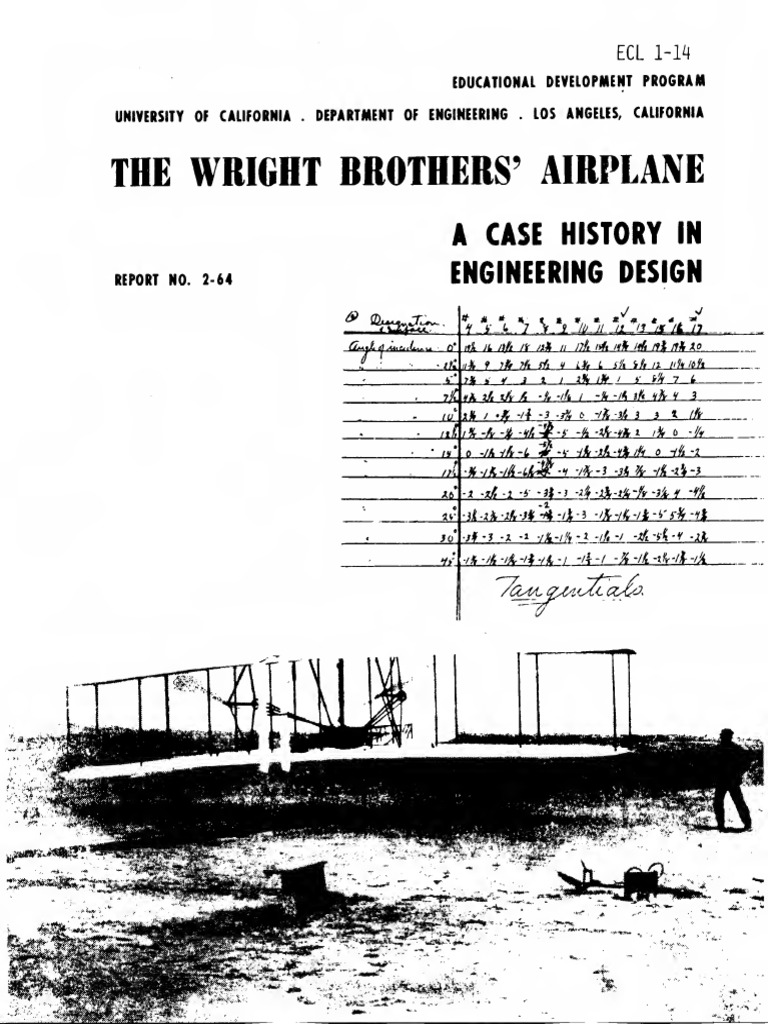 Wright Brothers Engineering Case Study | PDF