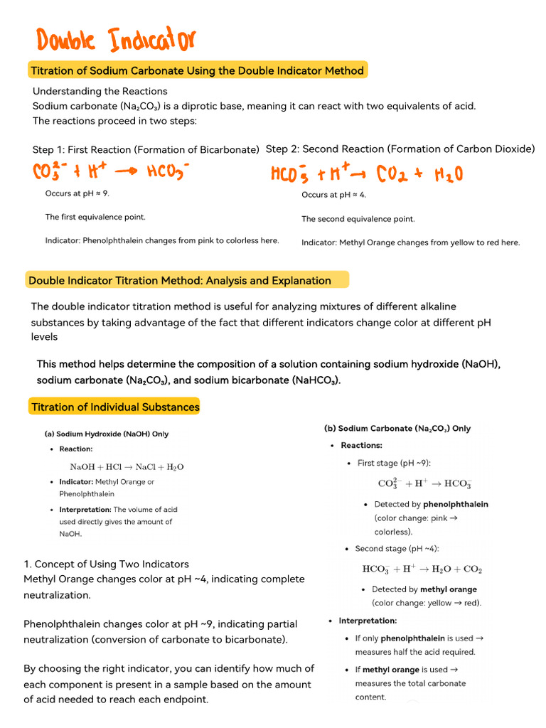 Double Indicator | PDF
