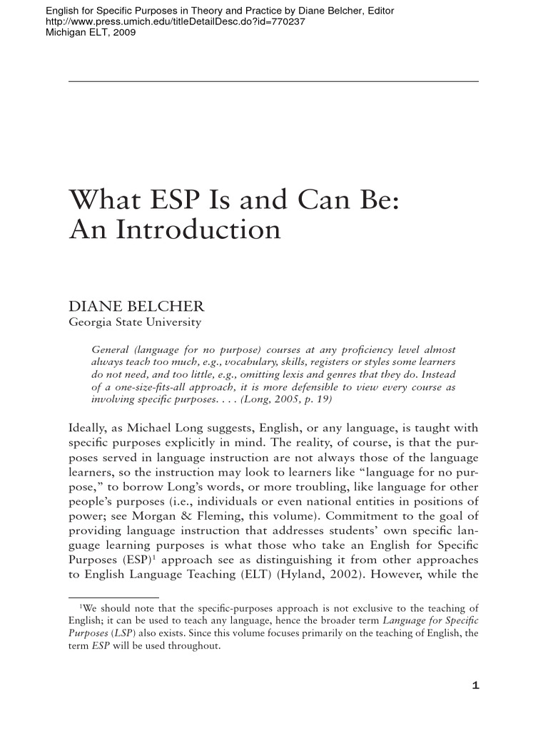 What ESP Is and Can Be An Introduction | PDF | Learning | Human ...