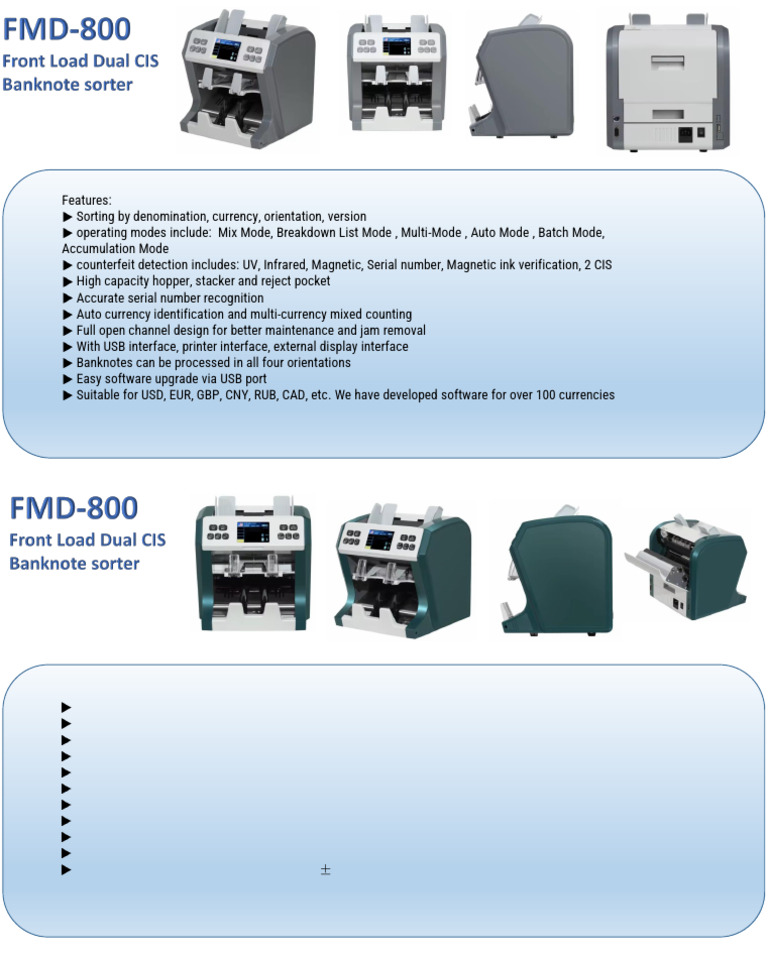 FMD 800 | PDF